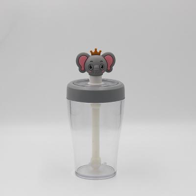 Cina sport liberi e forma fisica di 430ml BPA Straw Plastic Water Bottle For in vendita