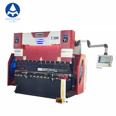 China placa de aço hidráulica do metal do freio da imprensa do CNC da precisão 63T 2500MM de 0.01mm à venda