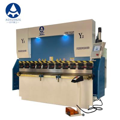 Cina Macchina piegatubi idraulica di WC67K-63T 2500mm 7 piedi di servomotore di Tp10s in vendita