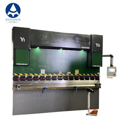 Cina NC WC67Y-125T3200 Torsion Bar Press Brake 7.5KW Motore TP10S CE Per lamiera metallica acciaio ad alta resistenza in vendita