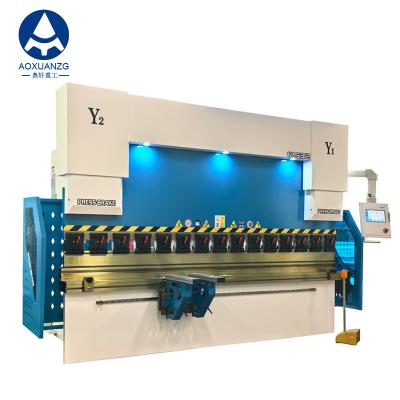 China 125 Tonnen Stahlplattenbiegmaschine CNC-System 125T3200 Hydraulikpresse Bremse mit AMADA zu verkaufen