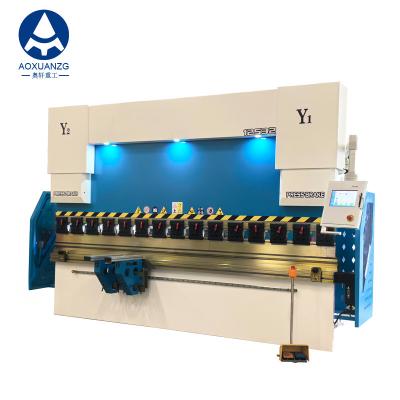 China WC67K Druckbremse für das Falten von Metallblechen CNC Druckbiegmaschine 1250Tons 3200mm CNC TP10S mit AMADA-Klemm zu verkaufen