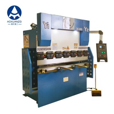 China E21 Nanjing 30 ton Hydraulische persrem buigmachine Kleine NC Smart Hydraulische persremmen 1600 Te koop