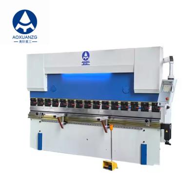 China 40 Tonnen 3200mm CNC TP10S Hydraulikpresse Bremsen für Metallbleche Falten Biegewinkel einstellen zu verkaufen
