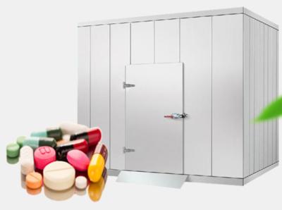 中国 Coldroom 150mmのパネルの薬剤の生物的220V 380Vの歩行 販売のため