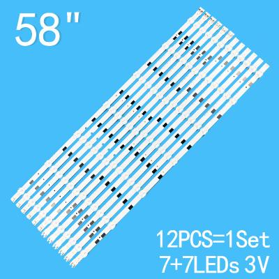 Cina per Samsung UA58J50SWAJ/XXZ Light Bar 2014SVS58-MEGA-3228-L-7LED-REV1.2 in vendita