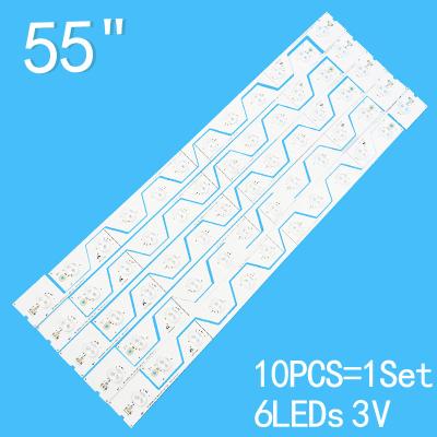 Cina 55UA6406W LV550NDEL TCL TV Backlight 55E5800 55FA3203 55FA3213 Striscia luminosa in vendita
