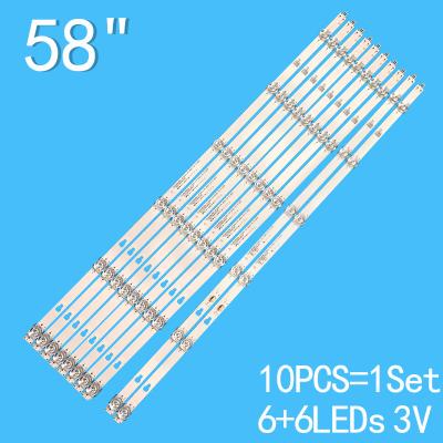 China TV Backlight For LED58D06A-ZC29AG-05 LED58D06B-ZC29AG-05 LS58AL88A81 LS58H610G LS58AL88D91. Te koop