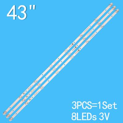 China TV Backlight For L43M5-AZ L43M5-AD L43M5-AU CRH-BH433030030873L-Rev1.1 MI43T18_3X8_2W_MCPCB Te koop
