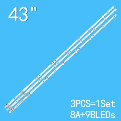 Китай Заднее освещение телевизора для JS-D-AP4316-081DC JS-D-AP4316-091DC 43A16B LMDS430D16C-07 продается