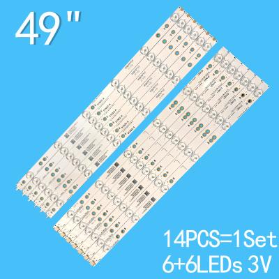 Китай Заднее освещение для телевизора 49PUS6401 49PUH6101 49PUS6561、49PUS6501、KD-49X6000D GJ-2K16-490-D7 12-P5-L LB49016 V0_00 01N21 продается