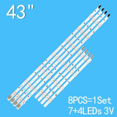 China Televisieachterlicht Voor UA43J5100 UE43J5550 UE43J5500 UE43J5670 UE43J5600 UE43J5570 UE43J5502 V5DF-430DCA-R1 V5DF-430DCB-R1 Te koop
