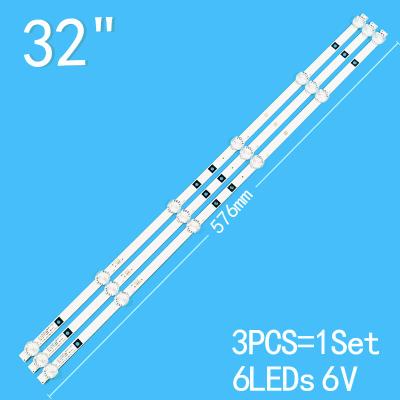China TV Backlight For JS-D-HL32L12-061DC K3-3.02.001.0469 3X6 LED32HD310 LE3201D AP-32P Te koop