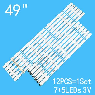 Cina TV Backlight For V6DU-490DCA-R0 V6DU-490DCB-R0 UA49MU6100K UE49MU6200K BN96-40632A 40633A in vendita
