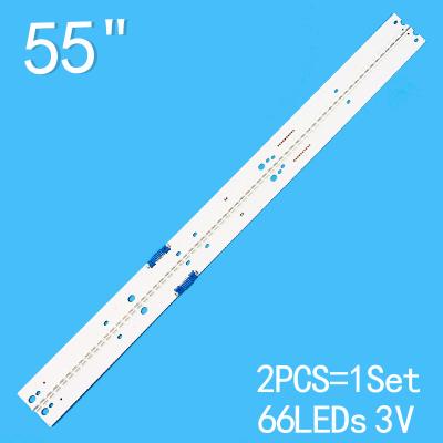 Cina Lumiere di fondo per TV per Samsung UE55MU6652 UE55MU6655 UE55MU6670 BN96-39601A BN96-39602A V6ER-550SMA-LED66-R2 in vendita