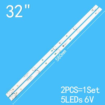 Cina Lumiere di fondo per TV CY 32DN 2*5_3030_300MA_30V 8D32-DNWR-A3205A MS-L1598 in vendita