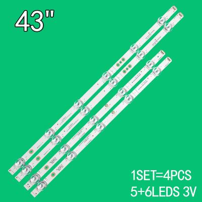 Cina 43'' TV Backlight For 43A59E 43A52E HZ43E3D 43A7100FHZ43E3D CRH-BX55V1U713030T04108CS-REV1.2 in vendita