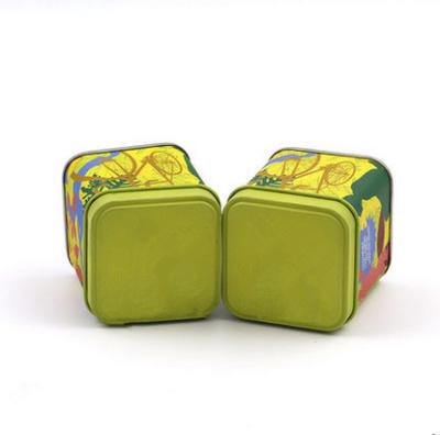 Stackable μίνι τετραγωνικά κασσίτερου εμπορευματοκιβώτια μετάλλων κιβωτίων ορθογώνια για το καρύκευμα πιπεριών