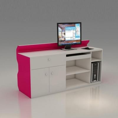 Cina Cassa di lusso del negozio dell'abbigliamento del MDF, contatore del registratore di cassa del ristorante in vendita