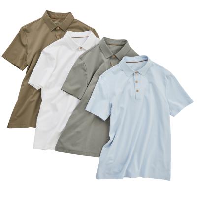 Chine T-shirt de golf pour homme en polyester Dryfit Design personnalisé avec tissage tricoté anti-pilling à vendre