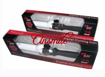 中国 短い/長く毛のためのサイズのデジタル別の電気石の陶磁器のヘア アイロン 販売のため
