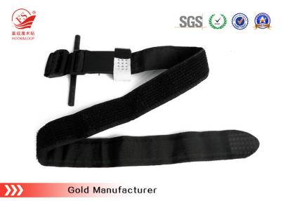 Cina Cinghie adesive nere del gancio e del ciclo del velcro per cavo & fune, termoresistenti in vendita