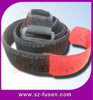 Cina Le cinghie plastiche-elastiche/velcro del gancio e del ciclo del velcro dell'ABS prenotano la cinghia, abitudine in vendita
