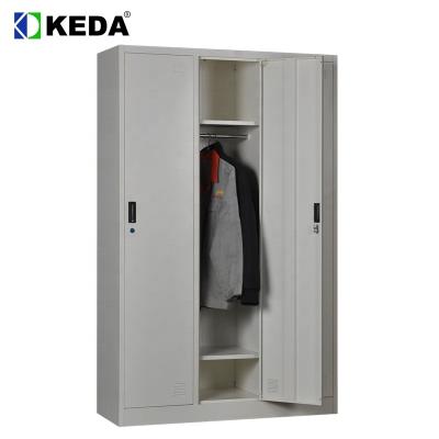 China 1200mm wijd 0,194 CBM het Kabinet van de Metaalgarderobe Te koop