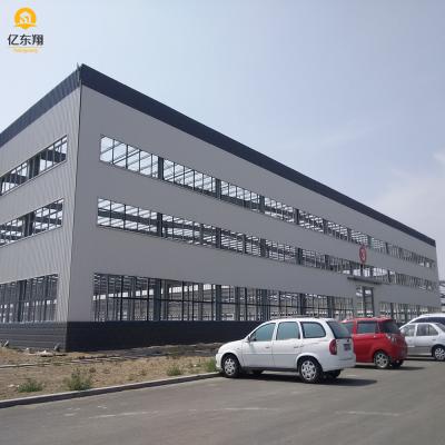 China Q235 Q345B Construcción de talleres de estructura de acero con estructura de techo de purlin galvanizado en venta