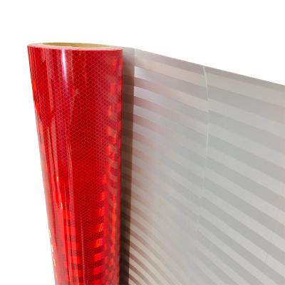 Cina D'oro rosso foglio riflettente prismatico flessibile stampabile ODM in vendita