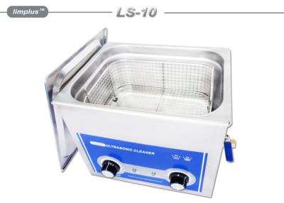 중국 기계적인 통제 고급장교 SUS304 LS-10를 위한 상업적인 탁상용 초음파 세탁기술자 판매용