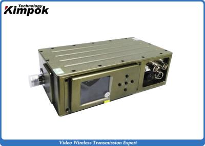 Cina Crittografia senza fili del bit del mittente AES 265 di radiodiffusione del trasmettitore H.264 di CC 12V COFDM audio video in vendita