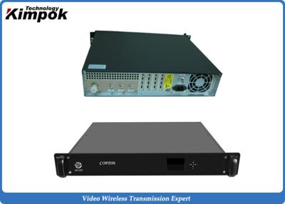 Cina Modulazione senza fili NLOS del trasmettitore COFDM del CCTV mittente senza fili di avoirdupois di potere VHF/di frequenza ultraelevata rf del video in vendita