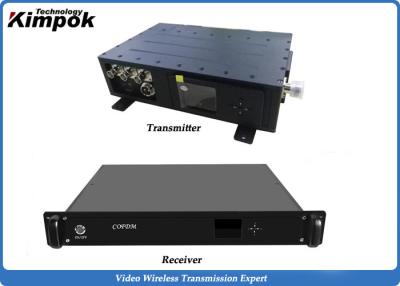 中国 保証監視のビデオ伝送のための1080P完全なHD COFDMの無線ビデオ送信機 販売のため