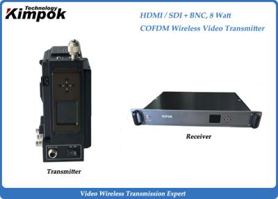 Cina Macchina fotografica senza fili piena del trasmettitore di microonda del video trasmettitore HD di radiodiffusione COFDM HD montata in vendita
