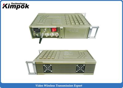 Cina Video trasmettitore militare montato su veicolo 20W rf della lunga autonomia rf del trasmettitore 100-200km di COFDM HD in vendita