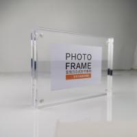 Quality Clear Freestanding 4X6 Acrylic Photo Frame Double Sided Acrylic Frameless Poster Frames for sale