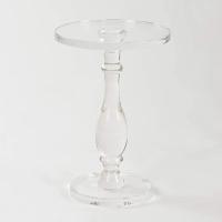 Quality 13.5'' Diameter Custom Acrylic Furniture Acrylic Coffee Table For Living Room Bedroom for sale