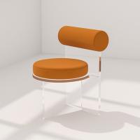 Quality Bedroom Living Room Custom Acrylic Furniture Clear Acrylic Chair 45 X 45 X70cm for sale