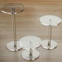Quality Round Shape Assembled Transparent Acrylic Display Holder For Cosmetics Jewelry for sale