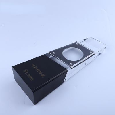 Wholesale Acrylic Block Plexiglass Trophy Stand Coin Collection For Business