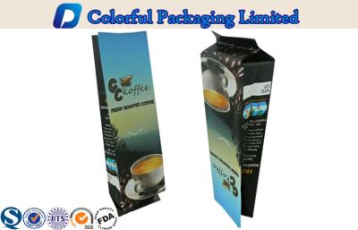 China 250g hitte - verzegelende gelamineerde Resealable Koffie Verpakkende Zakken met Klep Te koop