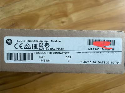 China SLC™ 500 Allen Bradley 1746 NI4 4 Channel Analog I/O Modules for sale