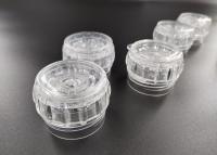 Quality (KPL-011) Round Grinder Cap Accessories Refillable Clear Or Black 22.3 G for sale