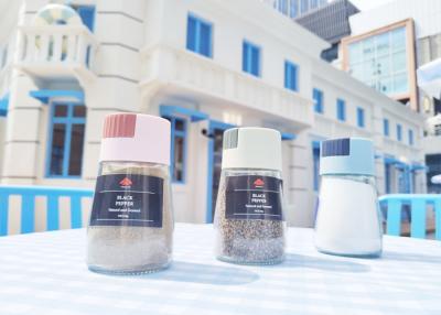 Κίνα 180 ml 0.5g κάθε σταγόνα FDA Αλάτι Πεπίρι πλαστικό κάλυμμα γυαλί Shaker Κουζίνα Καρυκεύματα προς πώληση
