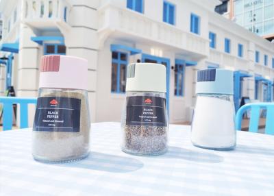 Κίνα 180 ml 0.5g κάθε σταγόνα FDA Αλάτι Πεπίρι πλαστικό κάλυμμα γυαλί Shaker Κουζίνα Καρυκεύματα προς πώληση