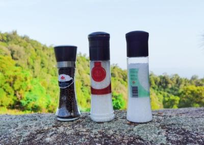 Κίνα Στρίψιμο καρυκευμάτων 180 ml γυαλί & 350 ml πλαστικό με κεραμική στύλιση προς πώληση