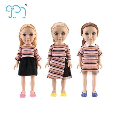 China Environmental Protection Reborn Doll Toys 15 Inch Beautiful Girl Baby Doll With Music Te koop