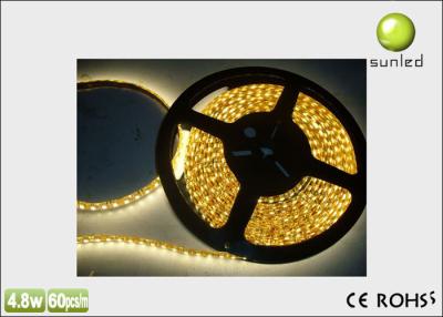 Chine 3528 4.8w 3000 - 3500K, 4000K - 4500K chauffent les lumières de bande menées flexibles de waterpoof blanc (120 degrés) à vendre