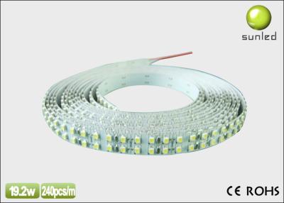 Chine Double rangée menée flexible de 12 de volt du blanc 3528 purs lumières de bande à vendre